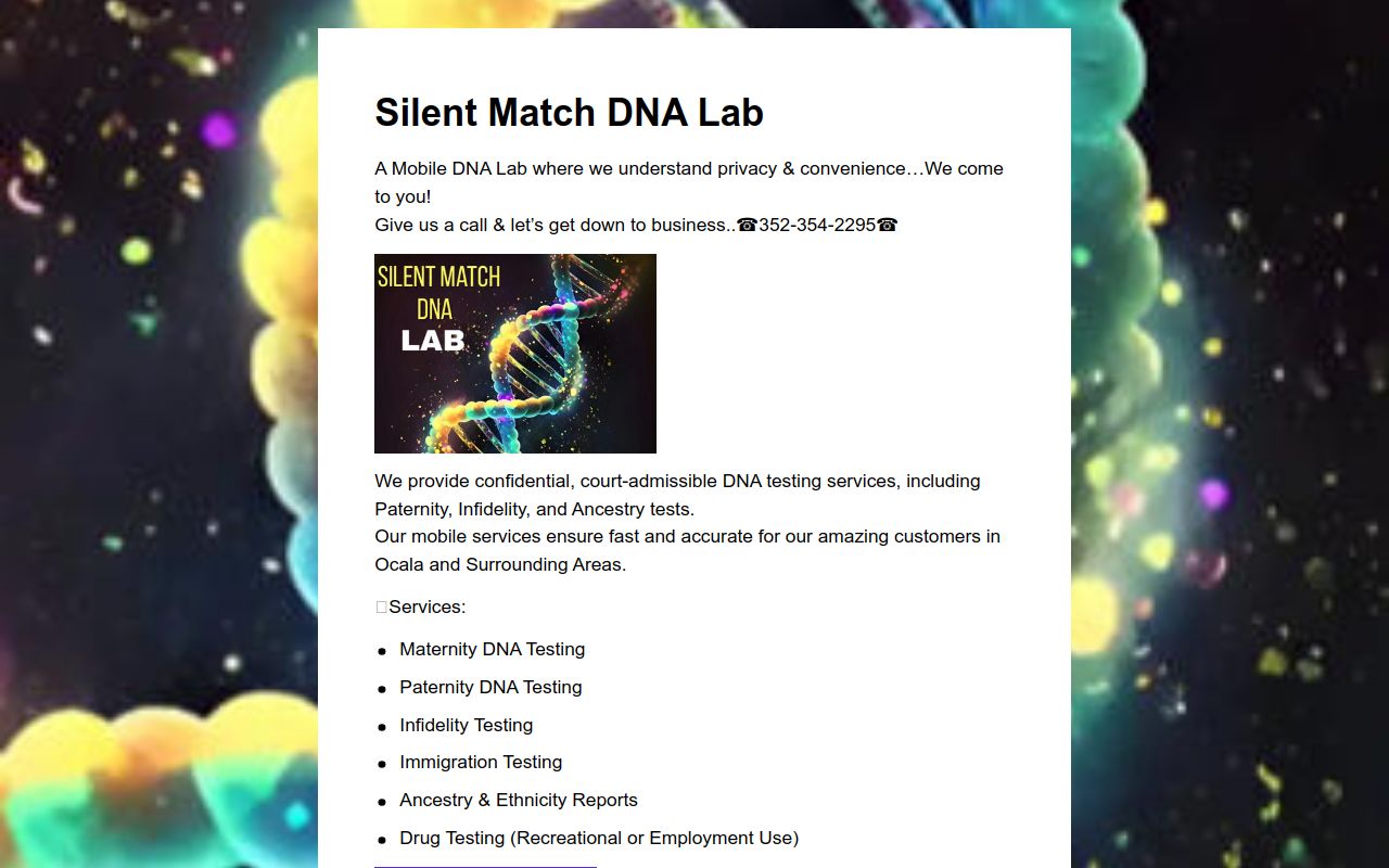 Silent Match DNA Lab